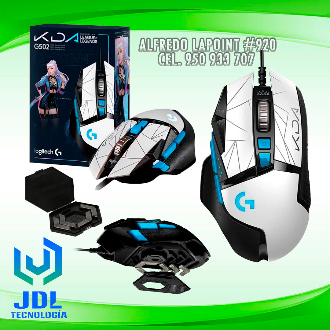 MOUSE GAMER LOGITECH G502 KDA – JDL TECNOLOGIA