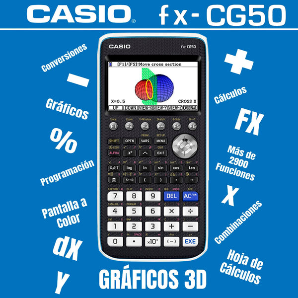 CALCULADORA GRÁFICA CASIO FX-CG50 – JDL TECNOLOGIA